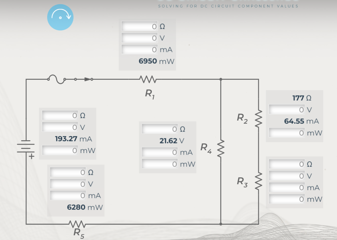Solved solve for all components in this combination circuit. | Chegg.com
