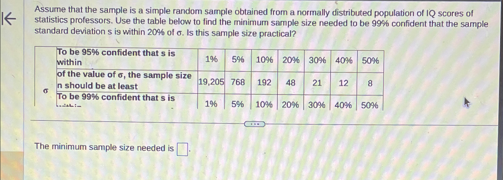 Assume that the sample is a simple random sample | Chegg.com