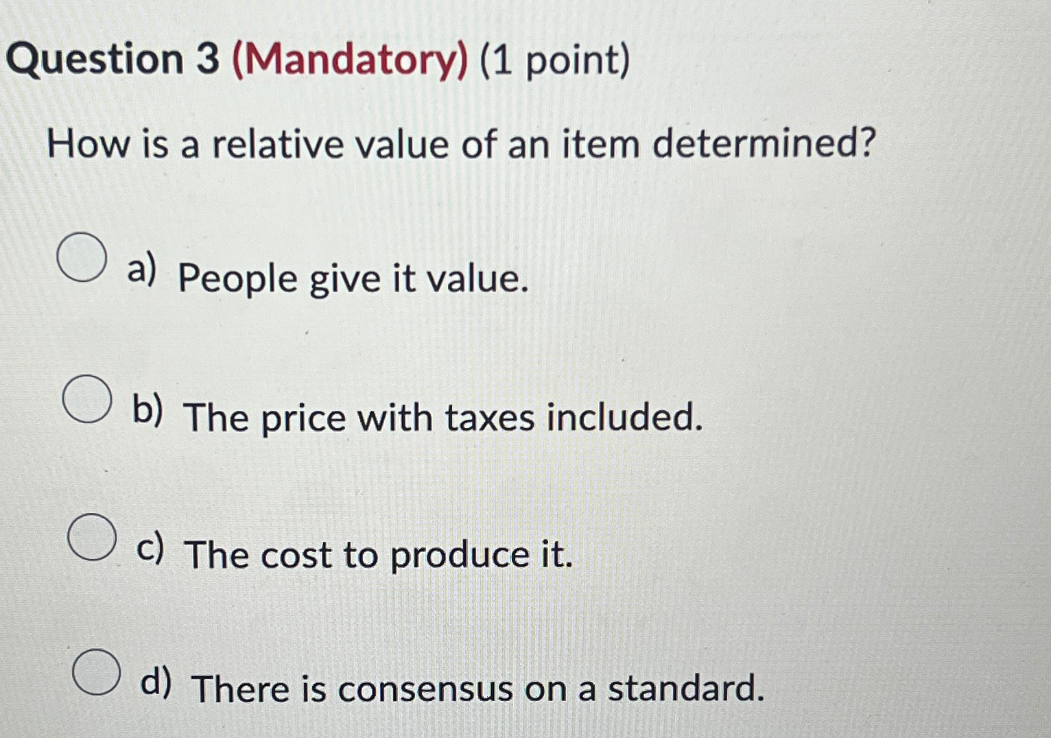 Solved Question 3 (Mandatory) (1 ﻿point)How is a relative | Chegg.com