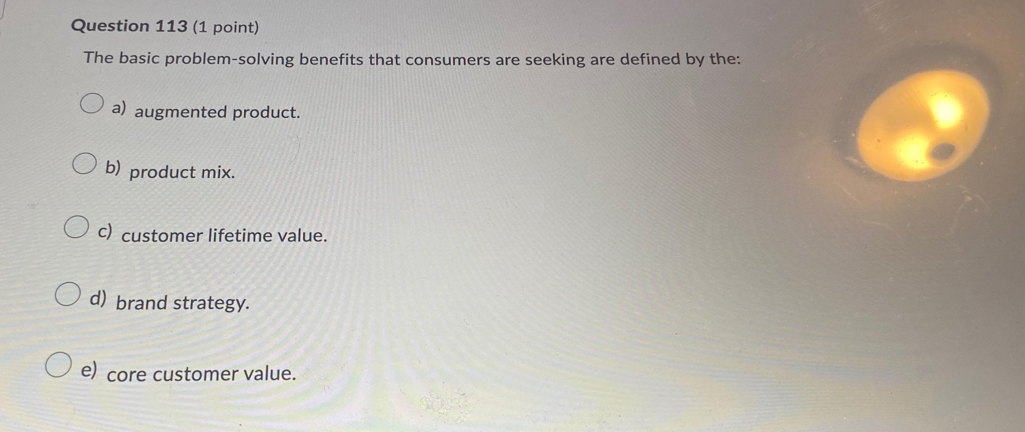 Solved Question 113 (1 ﻿point)The basic problem-solving | Chegg.com