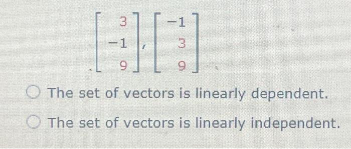 Solved Let v1, V2, ..., vm. be (column) vectors in [R" and | Chegg.com