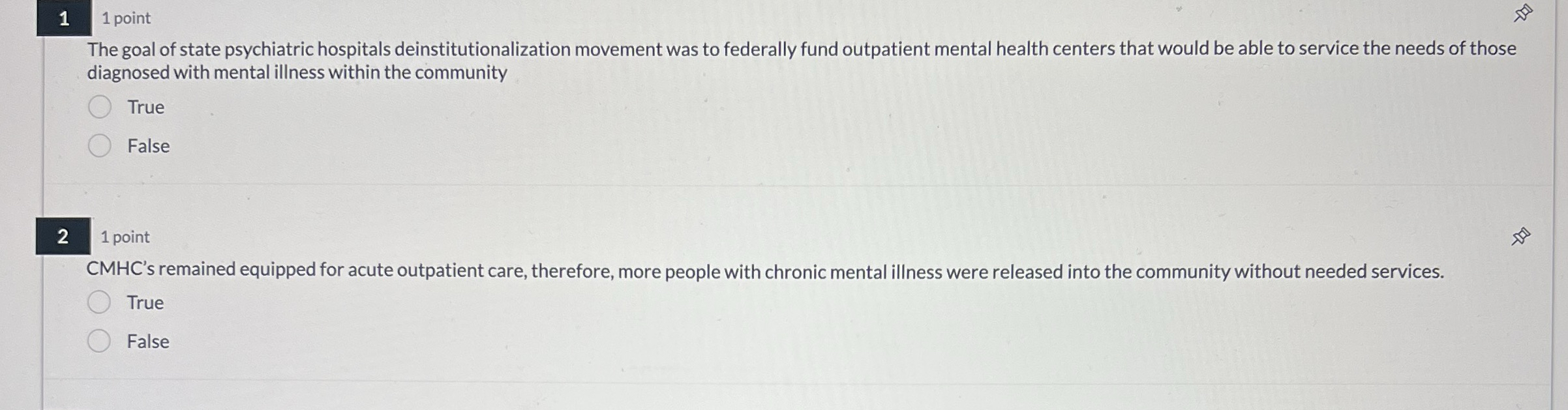 Solved 11 pointThe goal of state psychiatric hospitals | Chegg.com Solved 11 pointThe goal of state psychiatric hospitals | Chegg.com