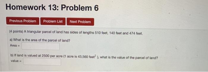 Solved Homework 13 Problem 6 Previous Problem Problem List 0397