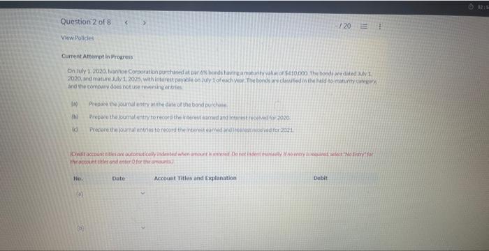 Solved Current Attempt in Frowress and the conomery does rot | Chegg.com