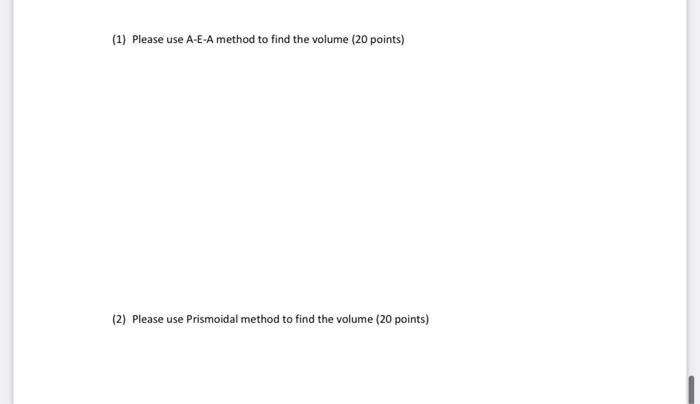 Solved 3. Calculate Volume from Contour maps Knowing that | Chegg.com