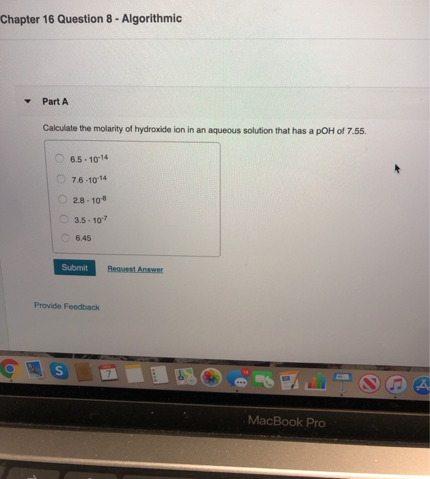Solved Chapter 16 Question 8 - Algorithmic Part A Calculate | Chegg.com