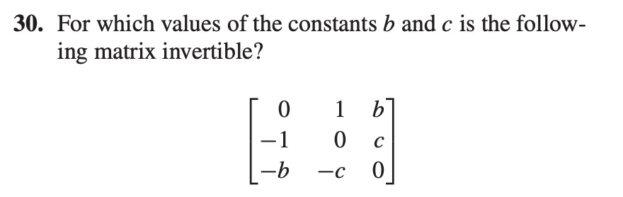 Solved For which values of the constants b ﻿and c ﻿is the | Chegg.com