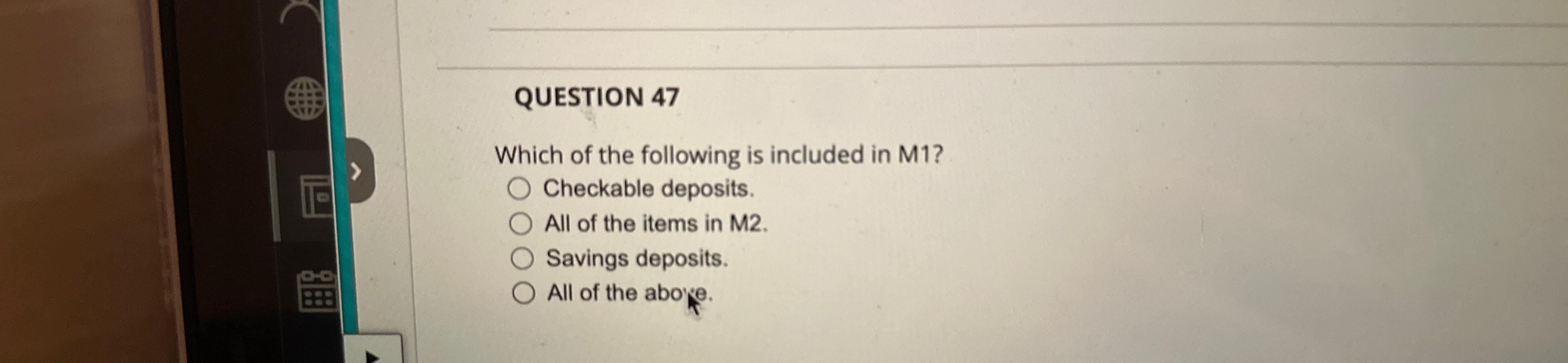 Solved QUESTION 47Which of the following is included in | Chegg.com