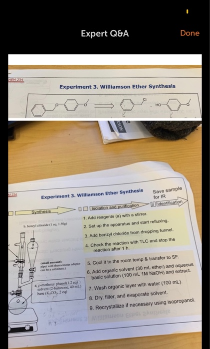 Solved Expert Q&A Done HEM 234 Experiment 3. Williamson | Chegg.com