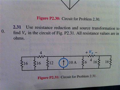 Solved Use resistance reduction and source transformation to | Chegg.com
