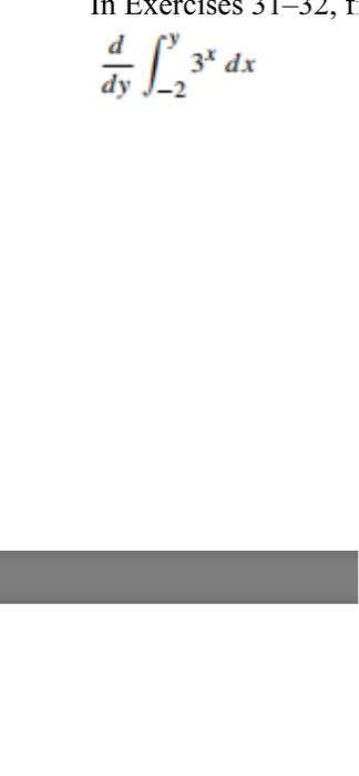 Solved In Exercises 31-32, I d 3* dx | Chegg.com