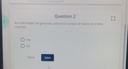 Solved Question 2An LLM model can generate unlimited number | Chegg.com