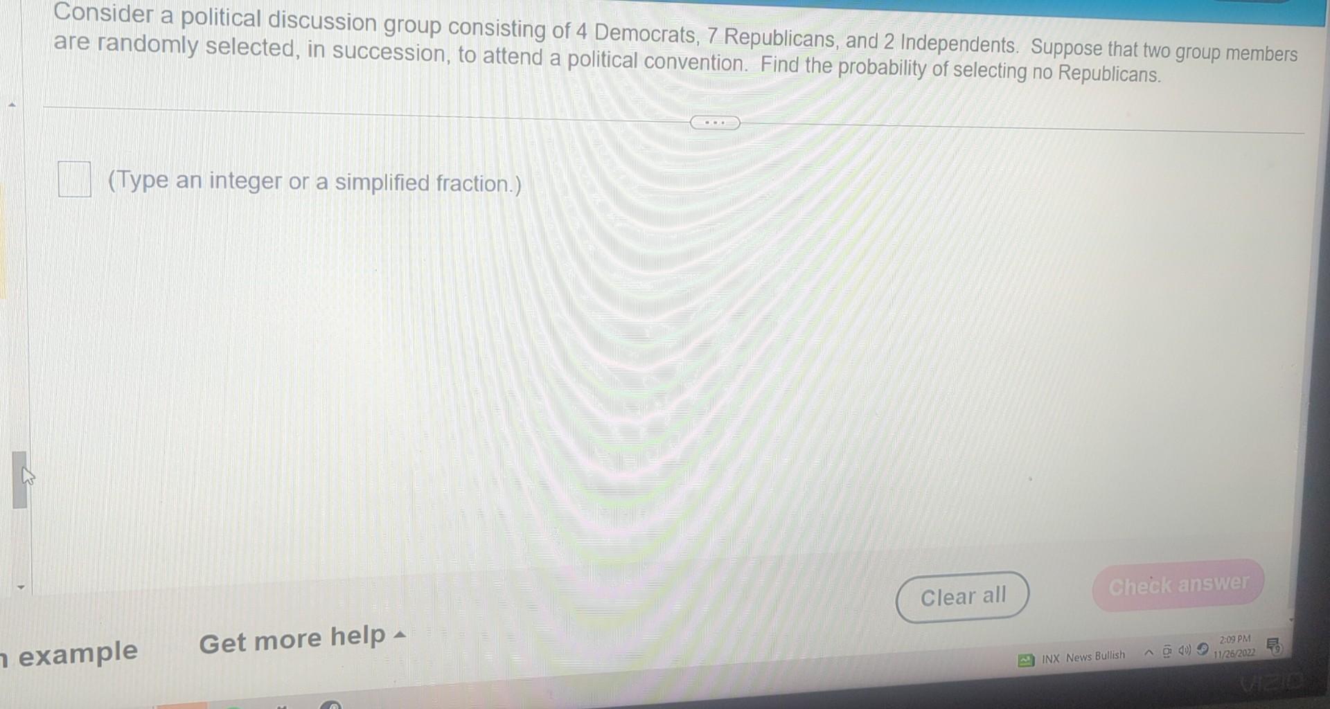 Solved Consider a political discussion group consisting of 4 | Chegg.com