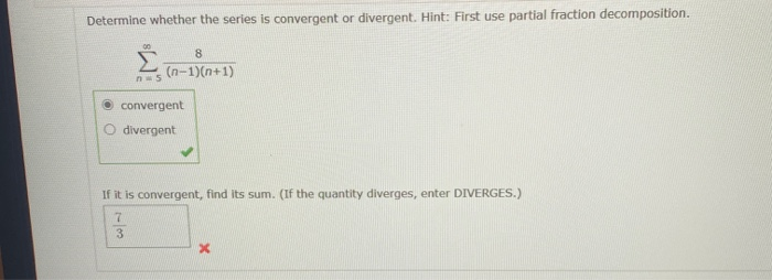 Solved Determine whether the series is convergent or | Chegg.com