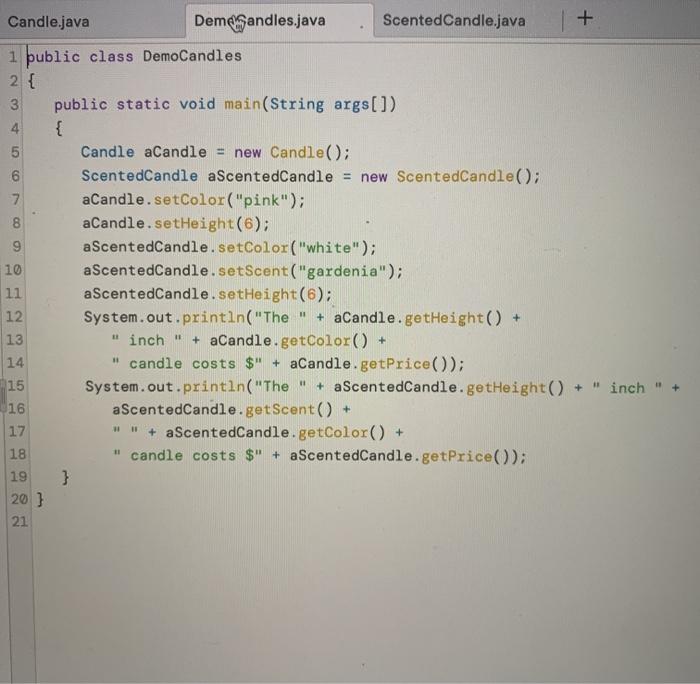 Solved Mick's Wicks makes candles in various sizes. Create a | Chegg.com