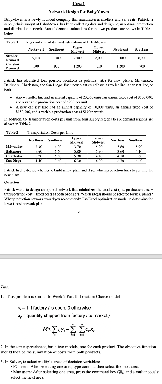 QuestionPatrick wants to design an optimal network | Chegg.com