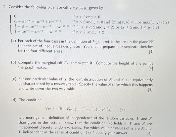 Solved 1. Consider the following two-way table (a) Find the | Chegg.com