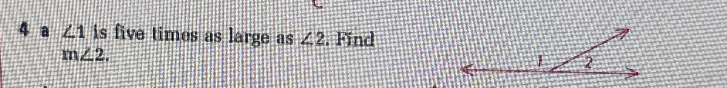 Solved 4 ﻿a ??1 ﻿is five times as large as ??2. ﻿Find m?2. | Chegg.com