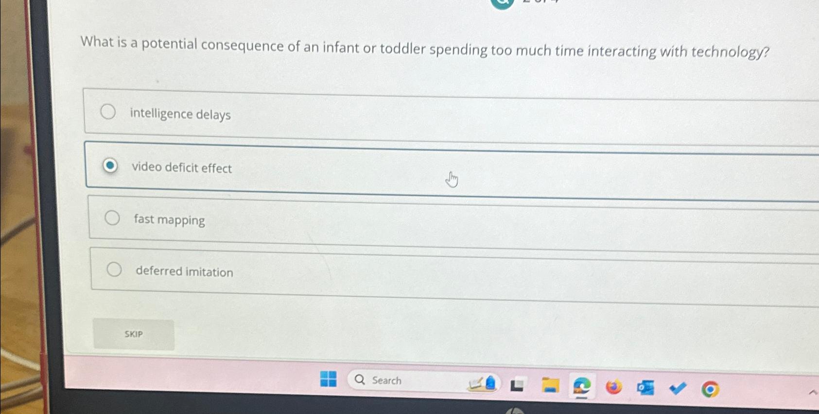 Solved What is a potential consequence of an infant or | Chegg.com