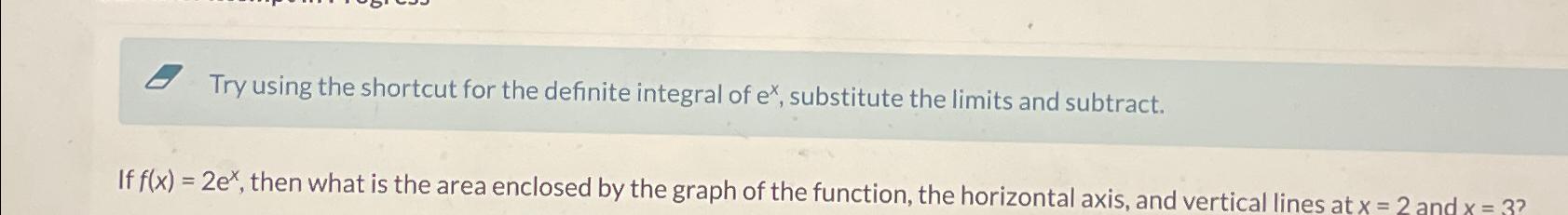 Solved 6 ﻿Try using the shortcut for the definite integral | Chegg.com