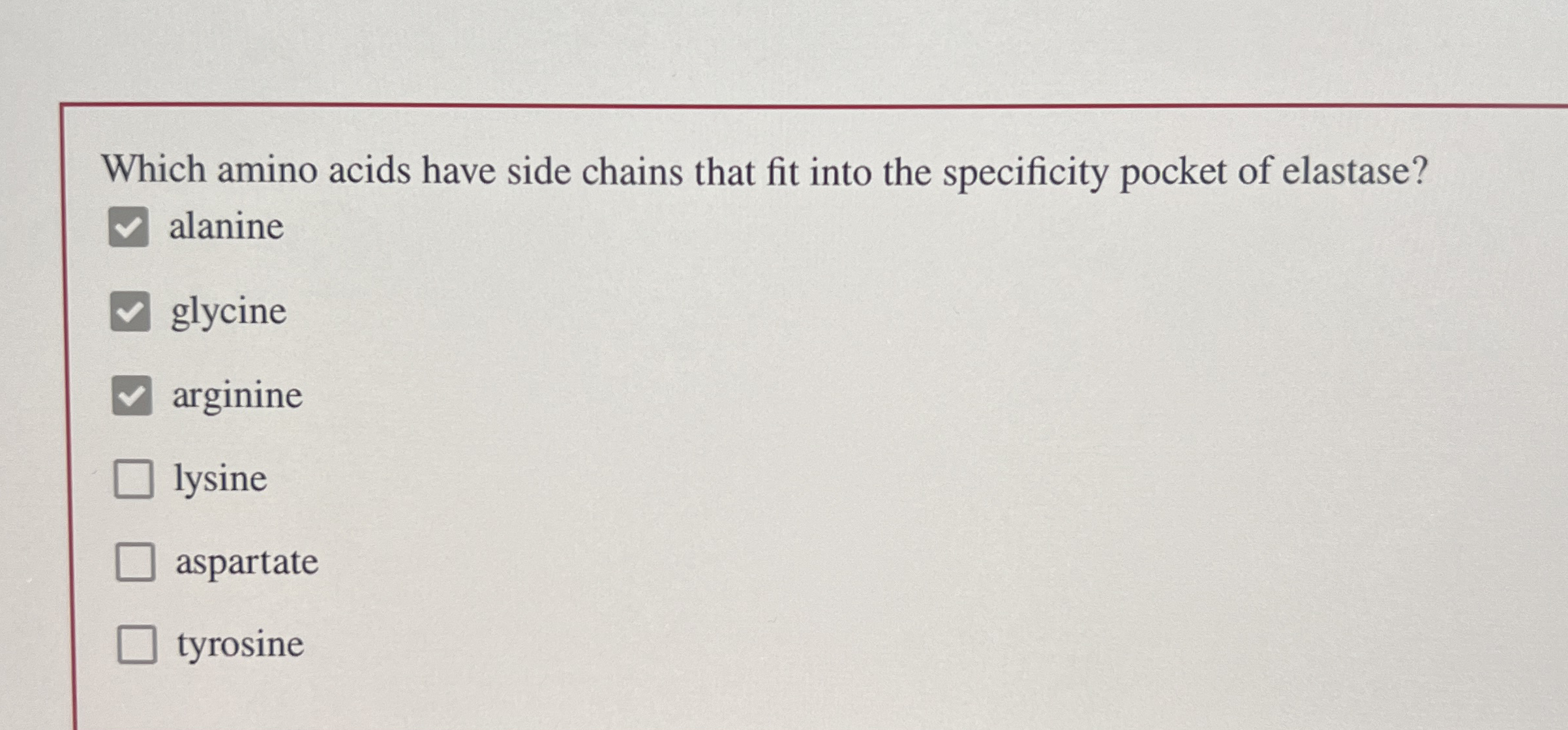 Solved Which amino acids have side chains that fit into the | Chegg.com