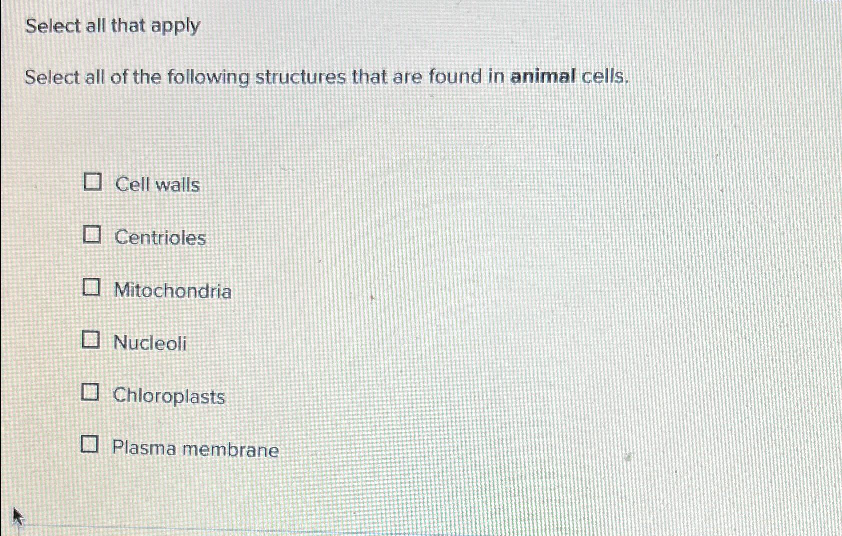 Solved Select all that applySelect all of the following | Chegg.com
