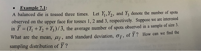 Solved refer to the example 7.1 and find the exact value of | Chegg.com