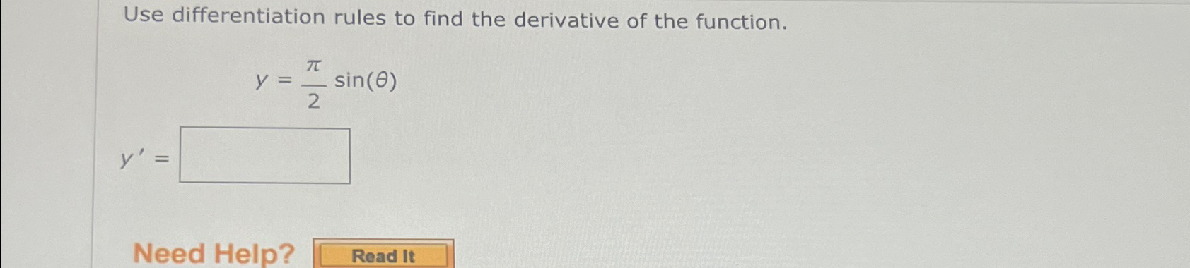 Solved Use differentiation rules to find the derivative of | Chegg.com