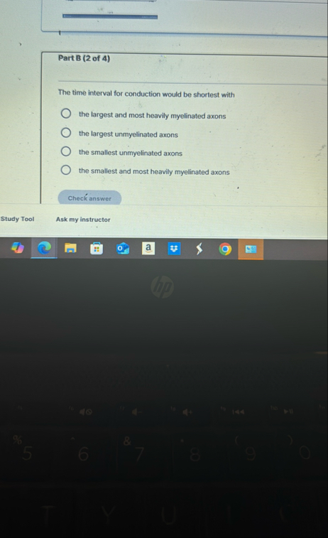 Solved Part B (2 ﻿of 4)q,The time interval for conduction | Chegg.com