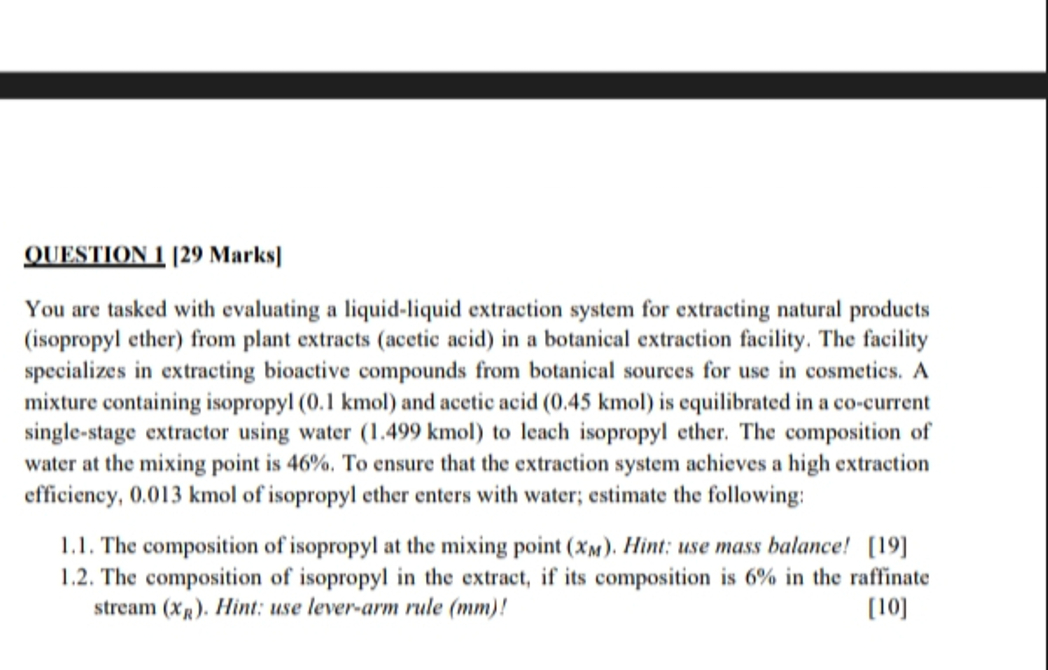 Solved QUESTION 1 [29 ﻿Marks]You are tasked with evaluating | Chegg.com