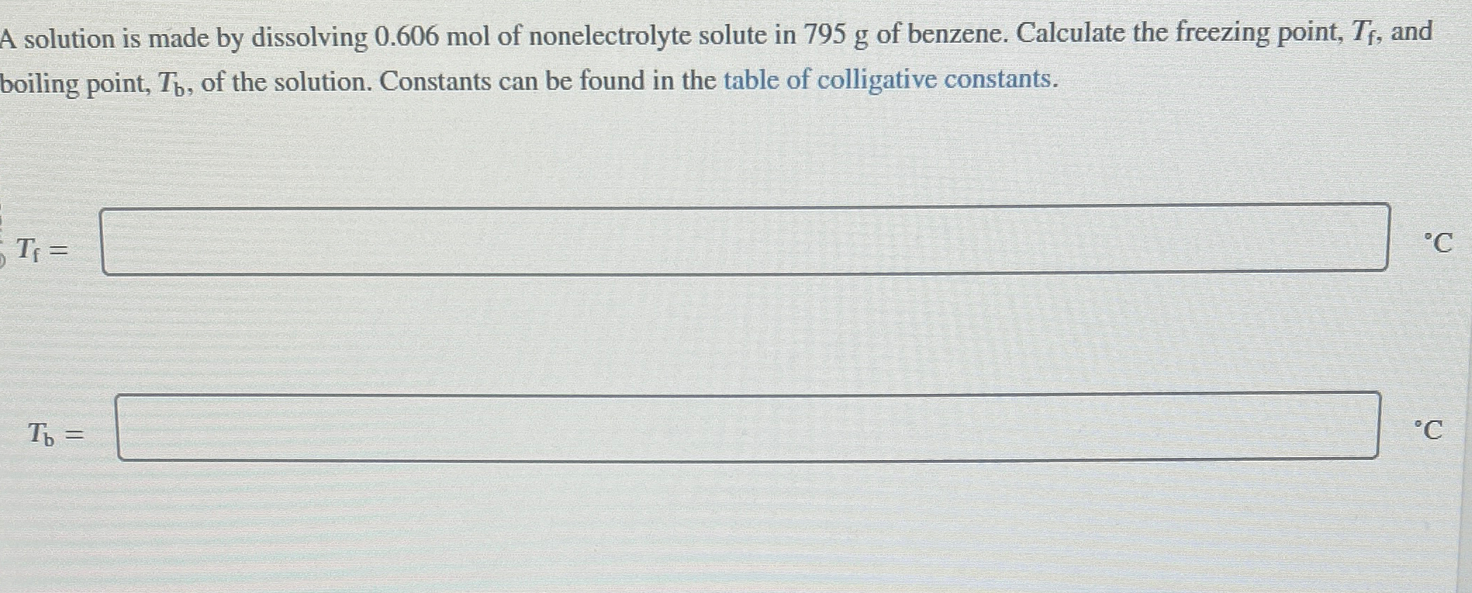 Solved A solution is made by dissolving 0.606mol of | Chegg.com