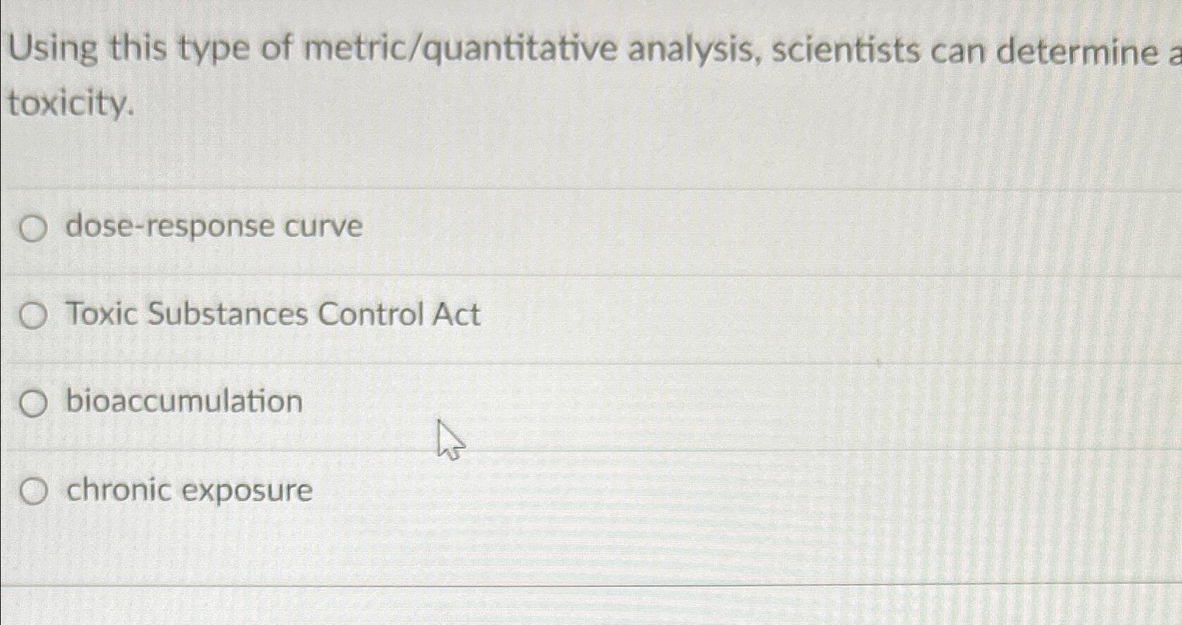 Solved Using this type of metric/quantitative analysis, | Chegg.com