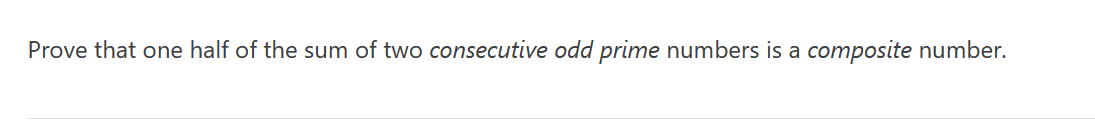 Solved Prove that one half of the sum of two consecutive odd | Chegg.com