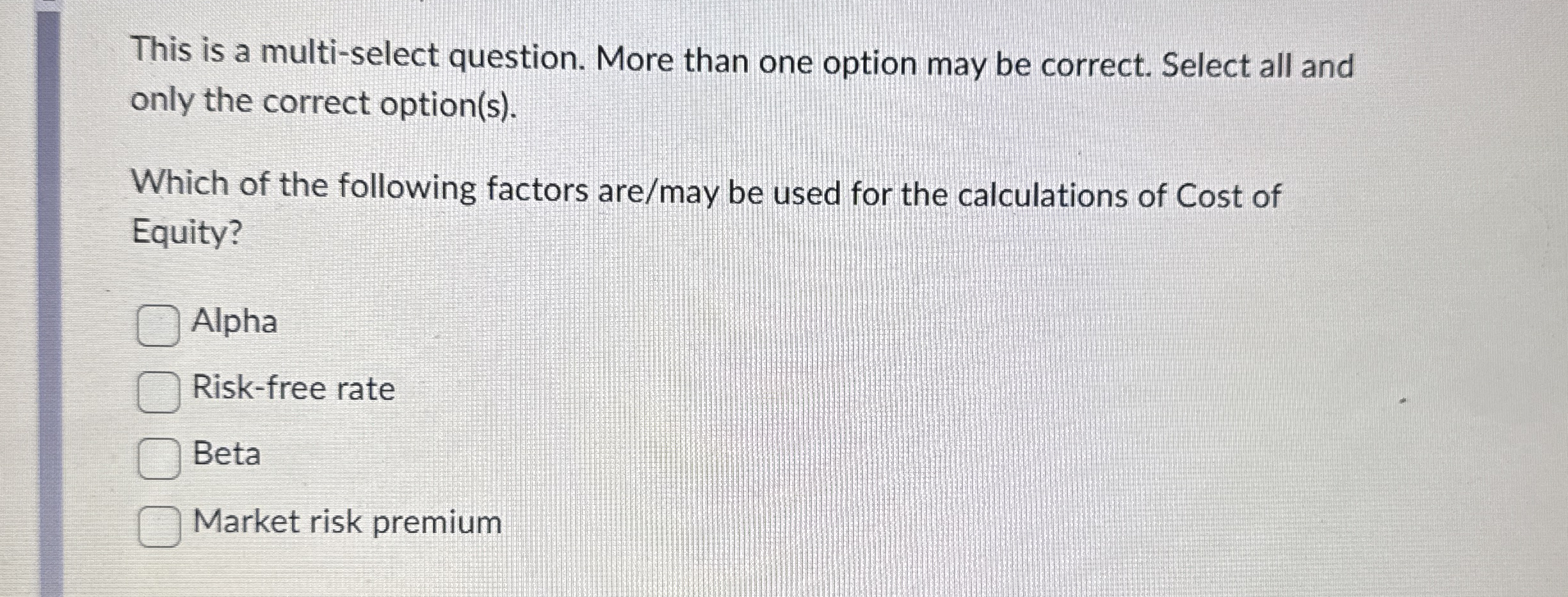 Solved This is a multi-select question. More than one option | Chegg.com