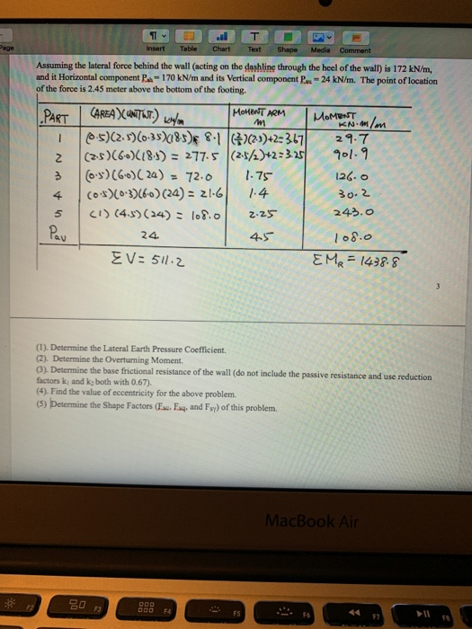 Solved Insert Table Chart Text Shape Media Comment 3. For | Chegg.com