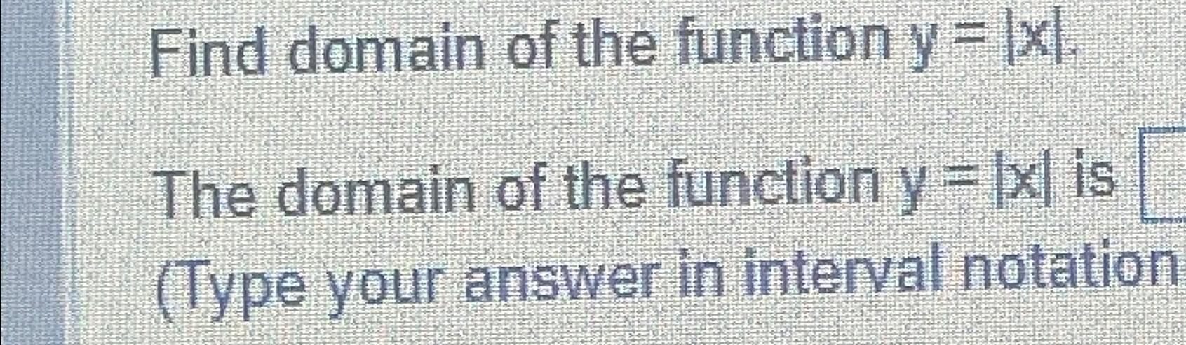 Solved Find Domain Of The Function Y X The Domain Of The