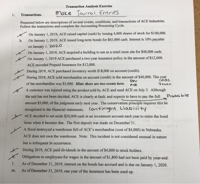 Accounting Transactions Exercises With Answers MattiegroCarney