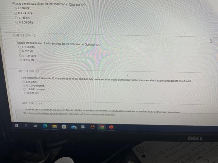 Solved length of 50 mum ard a diameter of 12 mm. Phease bote | Chegg.com