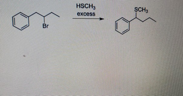 Solved HSCH3 excess SCH3 | Chegg.com