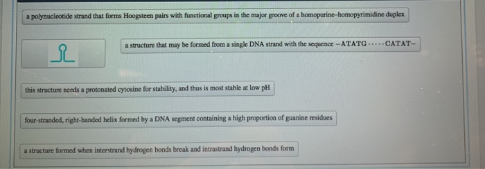 Solved Chromosomal DNA contains various sequence-dependent | Chegg.com
