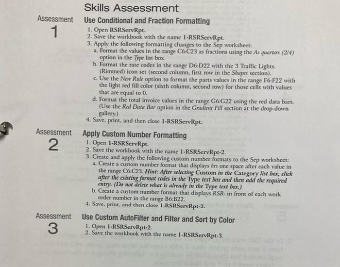 Solved Format a Billing Summary 1. Open BillingsOct4to8. 2. | Chegg.com