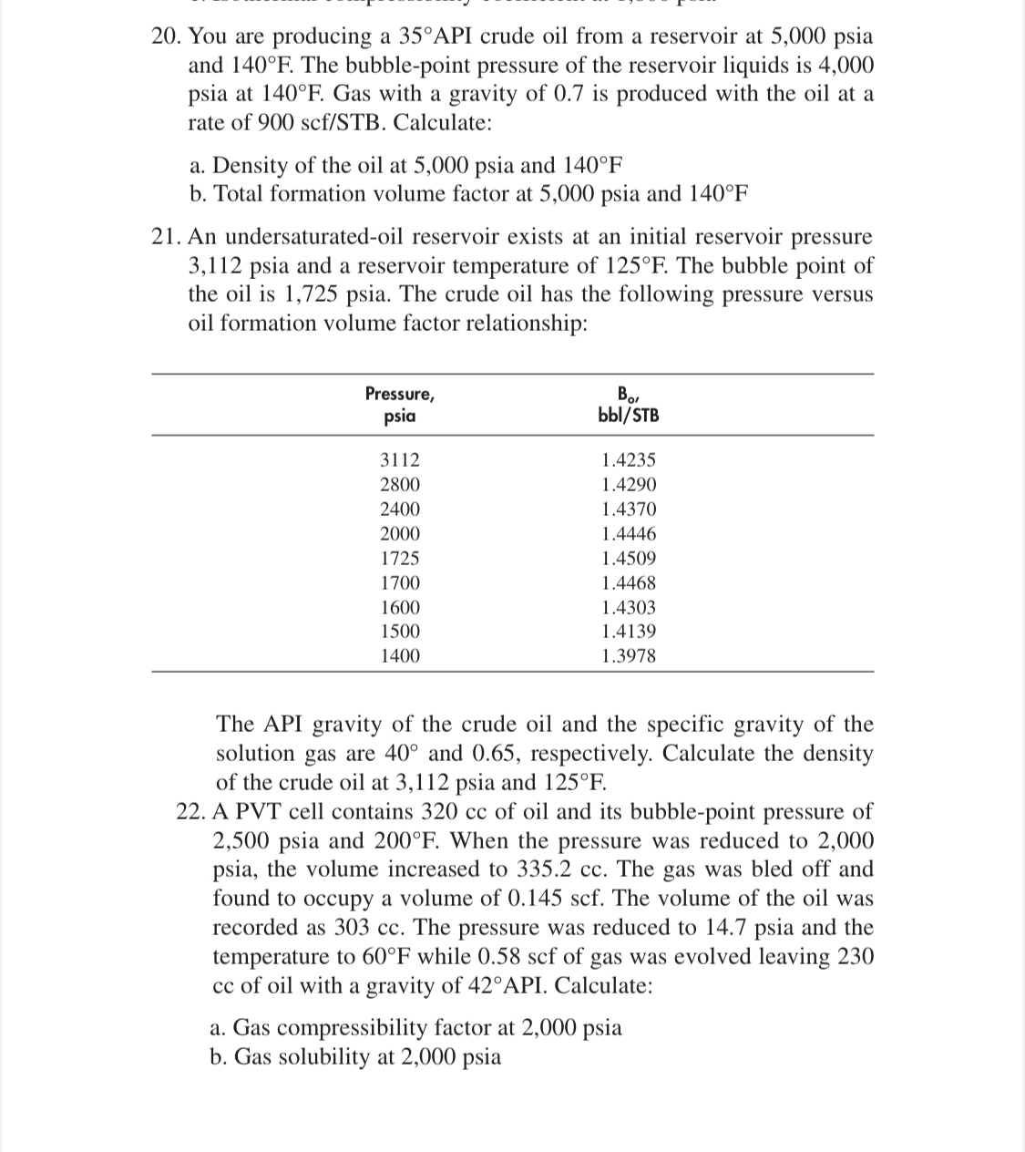 Solved You are producing a 35°API crude oil from a | Chegg.com