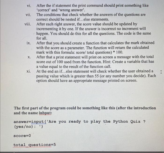 Solved Programming Project 3: If... Else statements, nested | Chegg.com