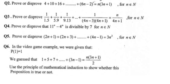 Solved Q2. ﻿Prove or disprove | Chegg.com