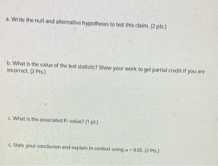 A) A researcher was interested in comparing the | Chegg.com