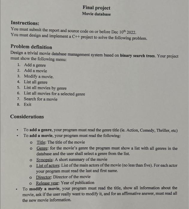 Solved Instructions: You must submit the report and source | Chegg.com