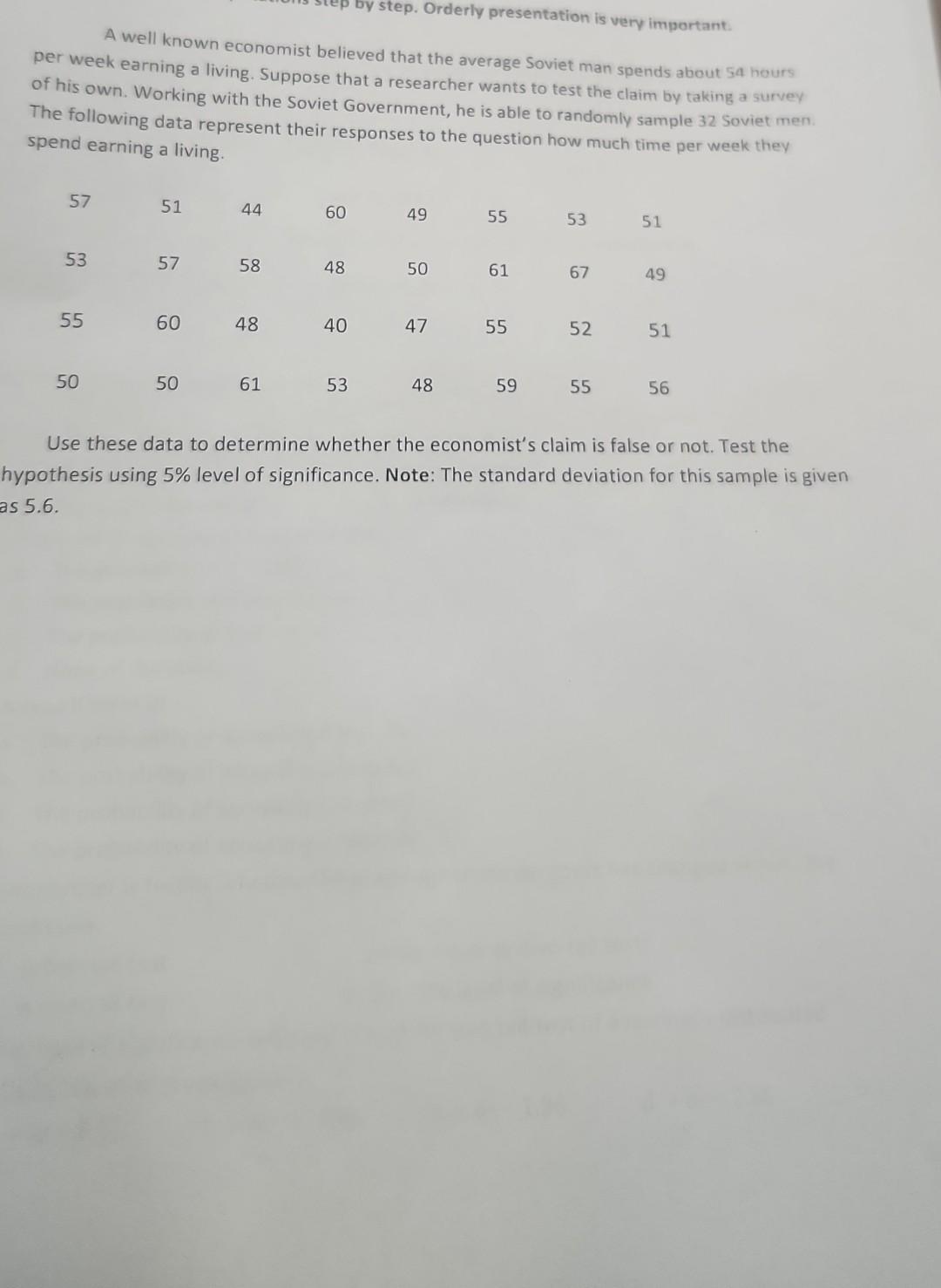 Solved A well known economist believed that the average | Chegg.com