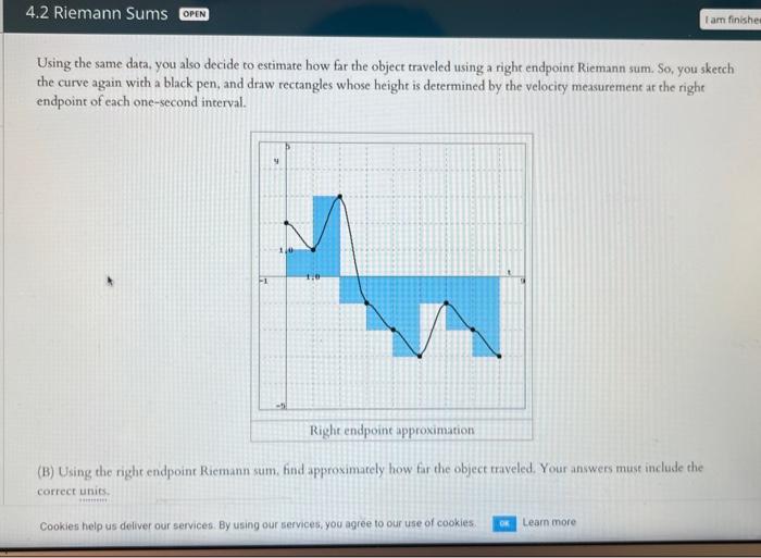 Solved Your task is to estimate how far an object traveled | Chegg.com