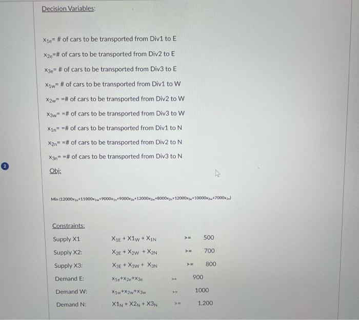 After running solver to calculate the maximum total | Chegg.com