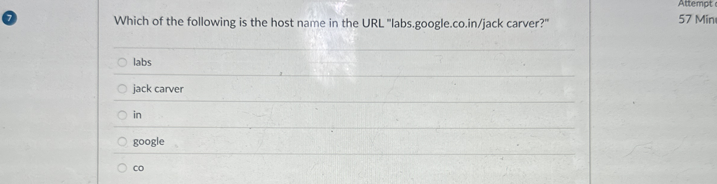 Solved Which of the following is the host name in the URL | Chegg.com